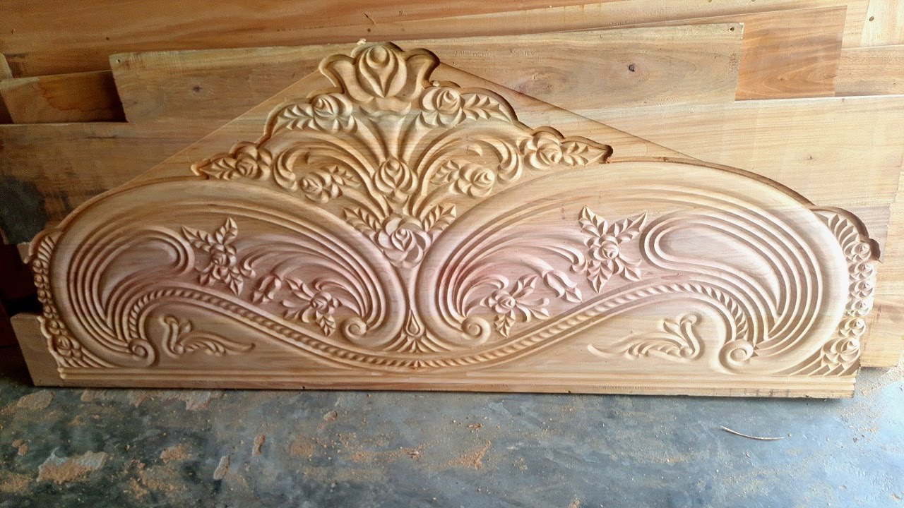 luxury royal bed design with cnc router machine / 2D luxury royal bed ...