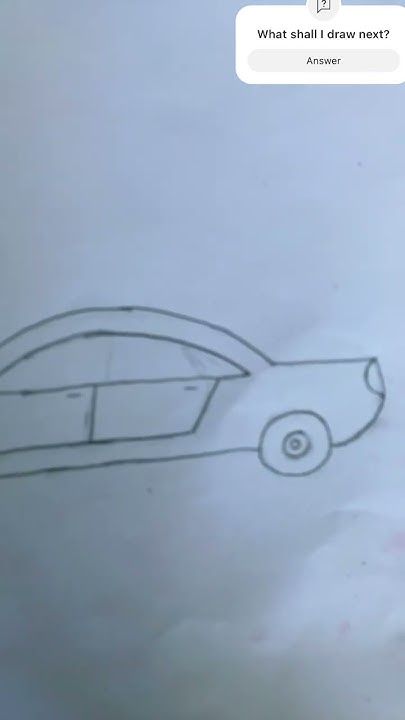How to draw a car for beginners - YouTube