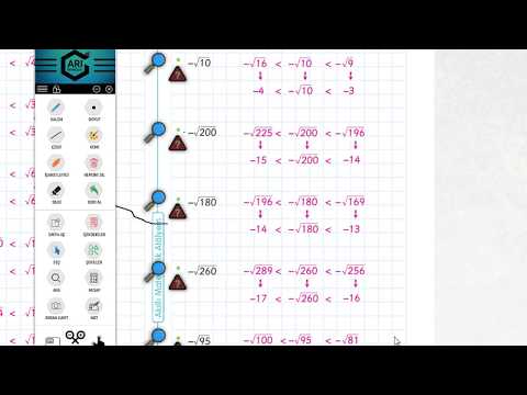 Arı Yayınları Matemito (Matematik) Akıllı Atölyem 8.Sınıf 79-105 Cevaplar -Karaköklü Sayılar-