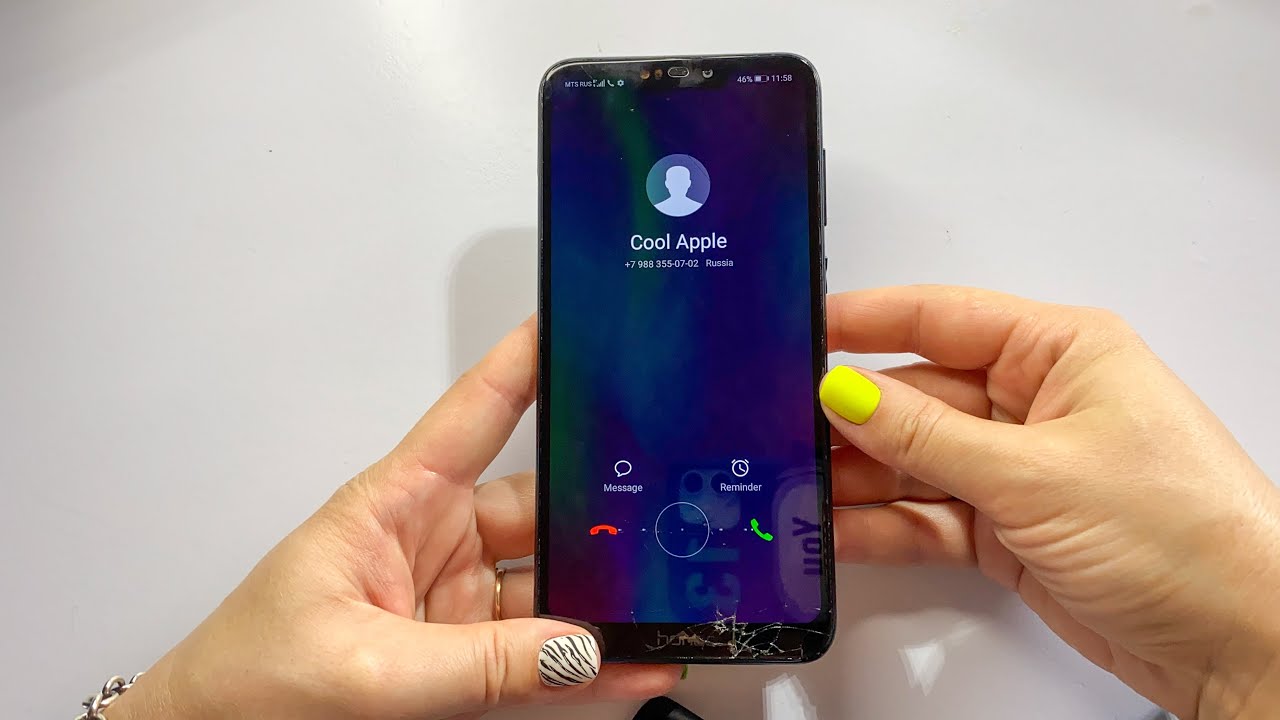 Honor 8C Incoming call - YouTube