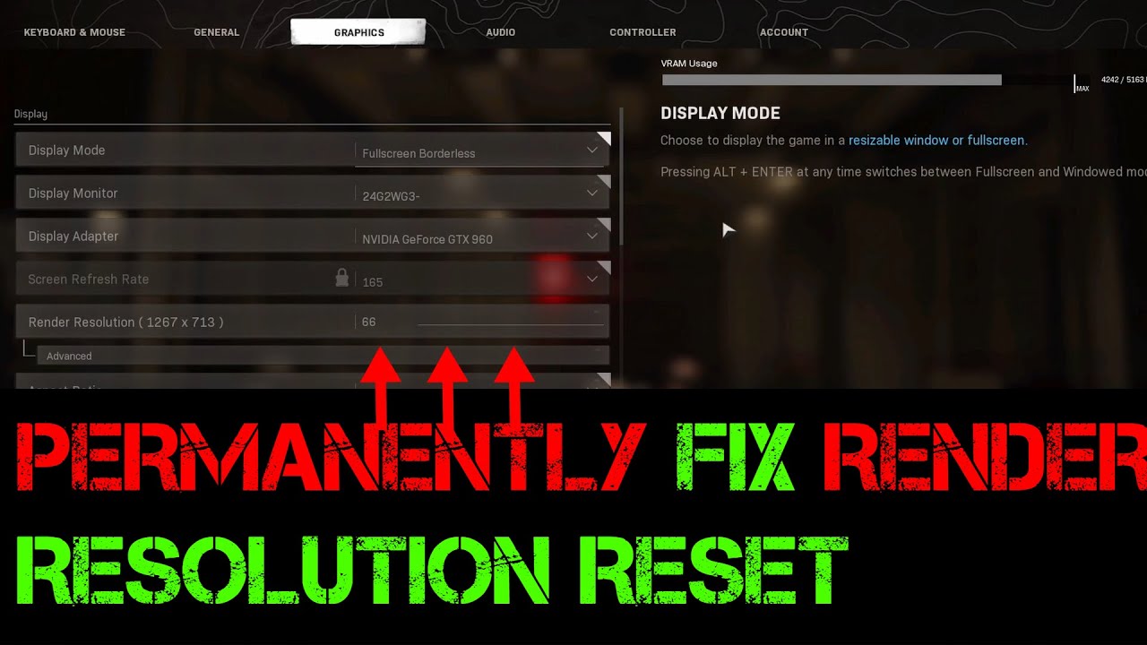 How To Fix Screen Resolution Reset On Startup | COD WARZONE - YouTube