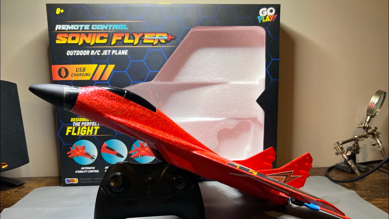 Sonic Flyer outdoor R/C jet plane. Only 25$$$ - YouTube