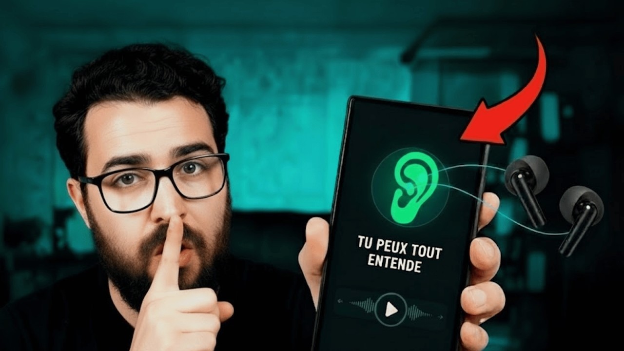 Transforme ton téléphone en micro secret avec simplement tes écouteurs ...