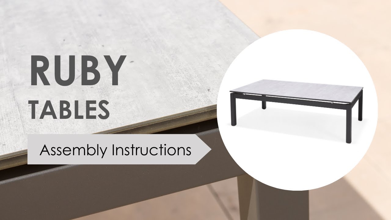 Ruby Tables - LifestyleGarden® - YouTube