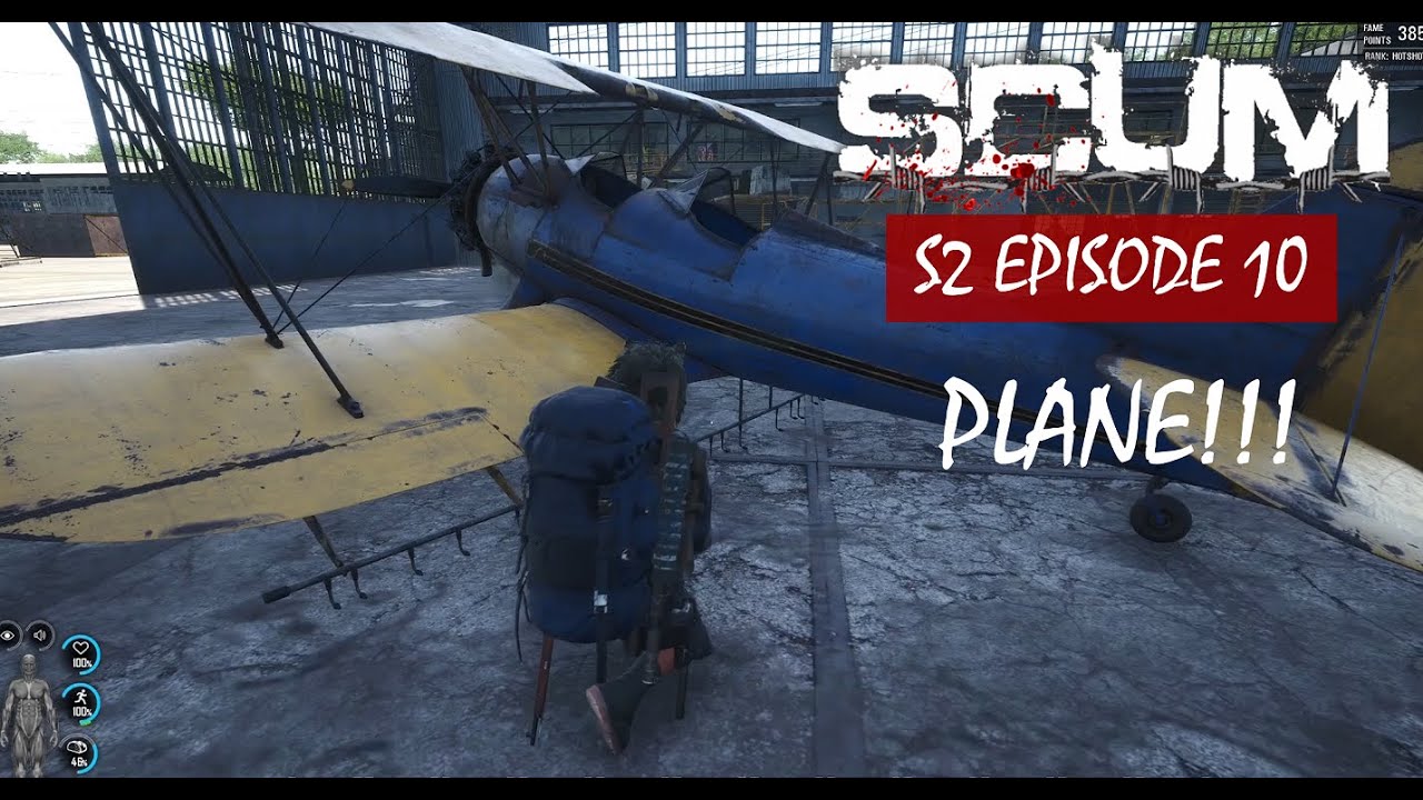 SCUM 0.7 - S2 Episode 10 - PLANE PART 1!! - YouTube