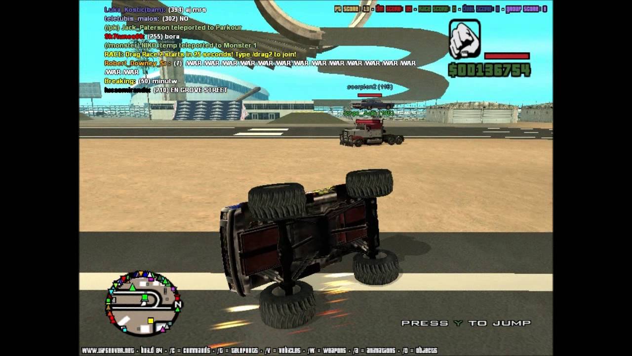 SAMP-GTA San Andreas MULTIPLAYER #4 - YouTube