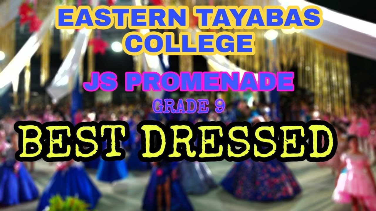 ETC JS PROMENADE 2020 | GRADE 9 - YouTube