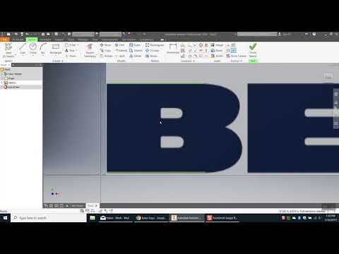 Insert Image into Inventor Part for Tracing
