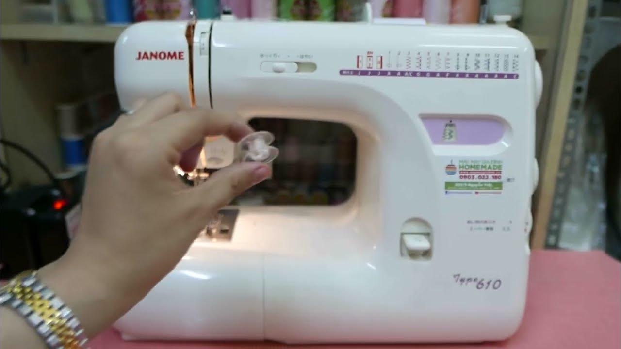 Máy may Janome Type 610 may êm, dễ sử dụng, bền, ko kén vải (090 30 22 180) - YouTube