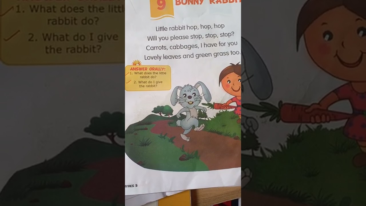 jr and Sr kg poem Bunny Rabbit - YouTube