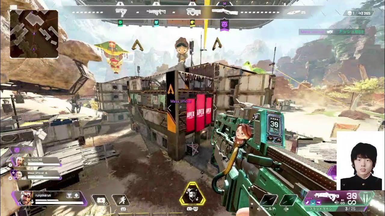 ガチでFPSわからない人の1時間耐久【APEX】3 - YouTube