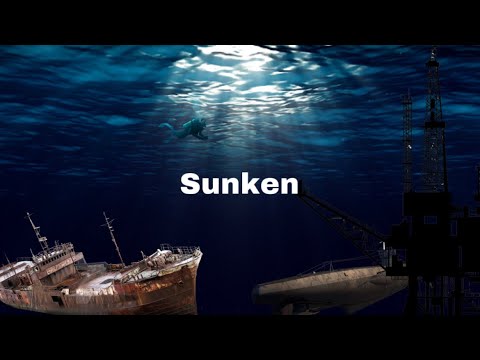 Sunken oil rig, cargo ship and submarine - YouTube