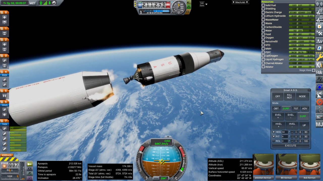 Realism Overhaul in KSP 1.8.1 - N1-izing Saturn V - YouTube