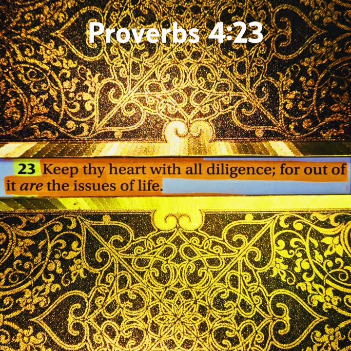 Proverbs 4:23 - YouTube
