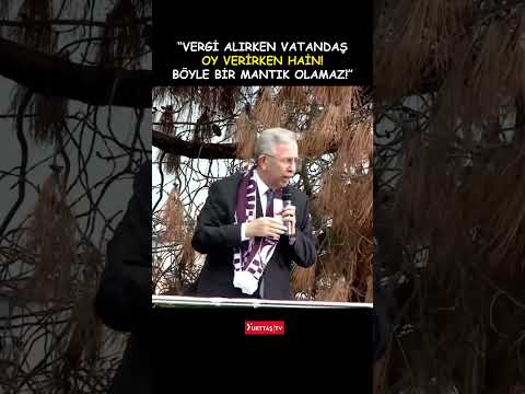 Mansur Yavaş: Vergi alırken vatandaş, oy verirken hain! Böyle bir mantık olamaz!