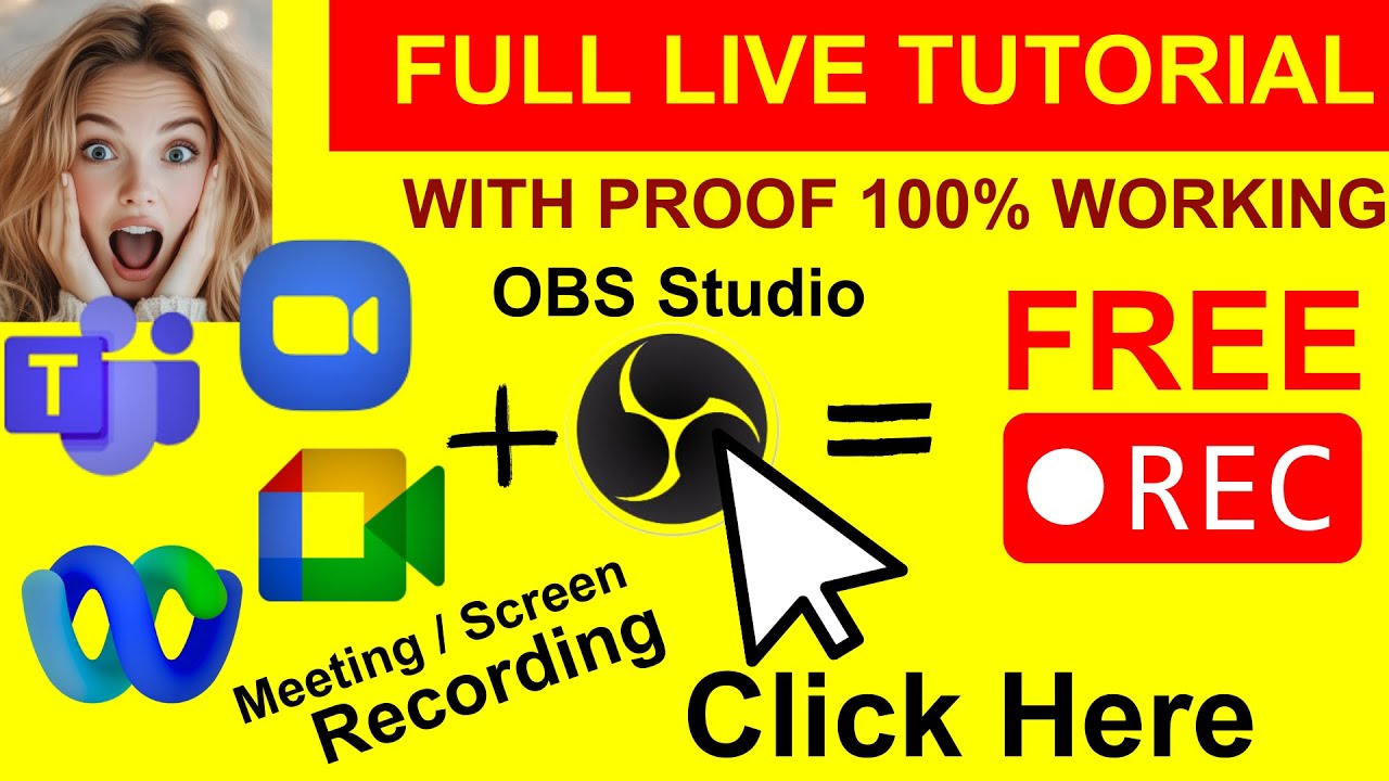 how to record online class video with audio Webex - YouTube