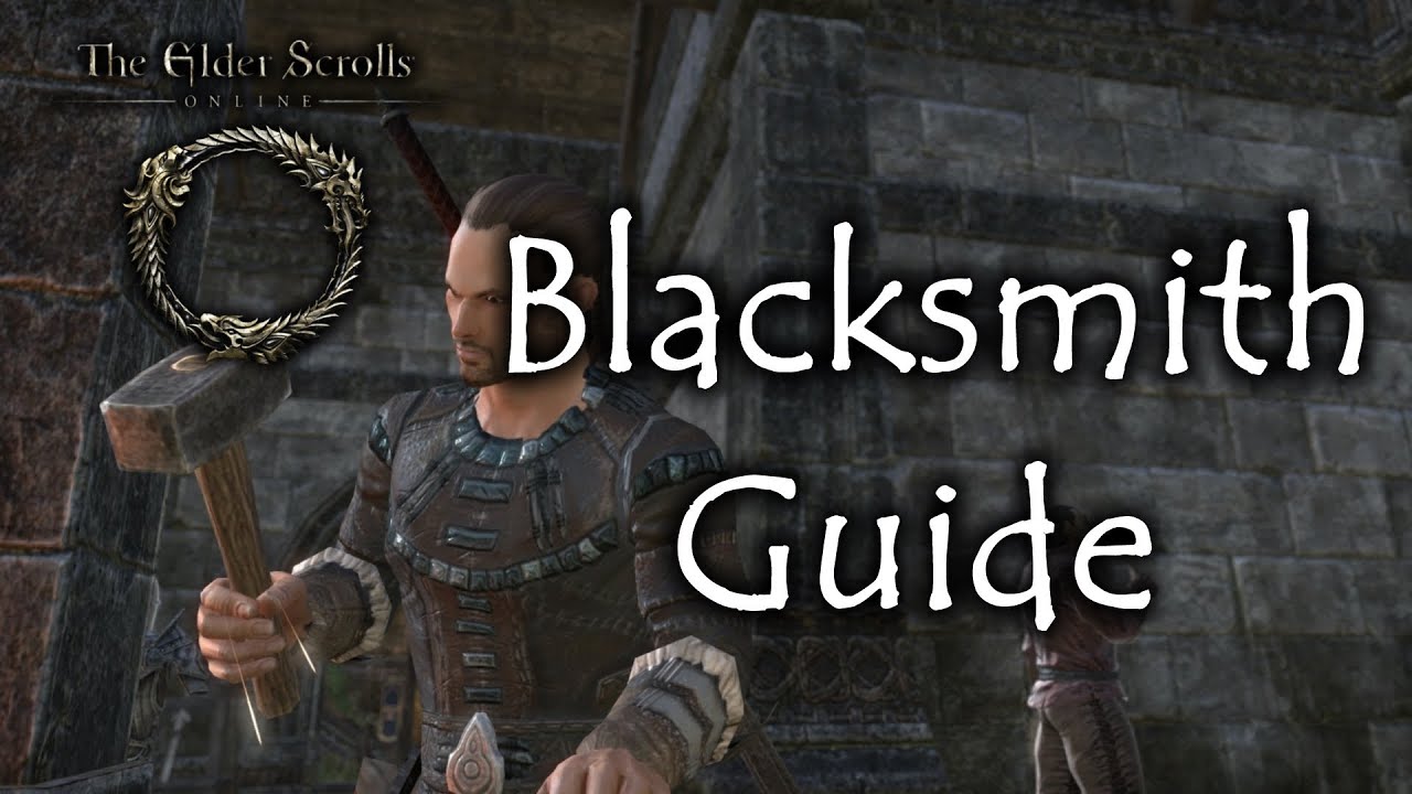 ESO fast way to get blacksmithing levels - YouTube