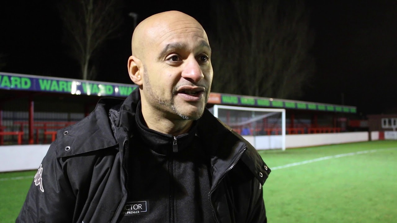 Martin Carruthers | Post Match Interview v Stamford AFC - YouTube