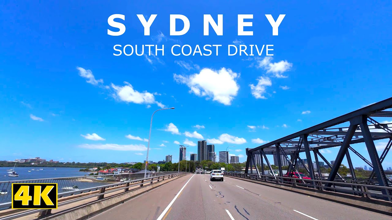 Driving To The Southern Coast Sydney | Sydney Suburbs To Waterfall | 4K ...