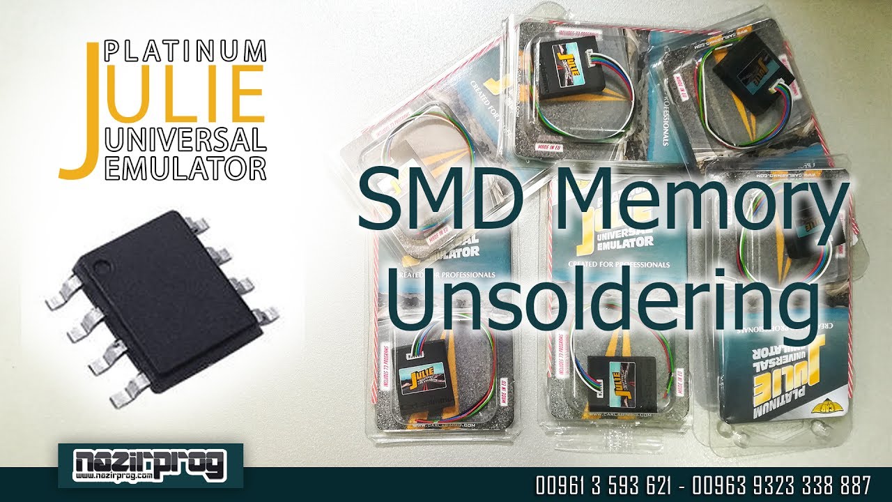 SMD Memory Unsoldering - How To Do It Correctly | NazirProg - YouTube