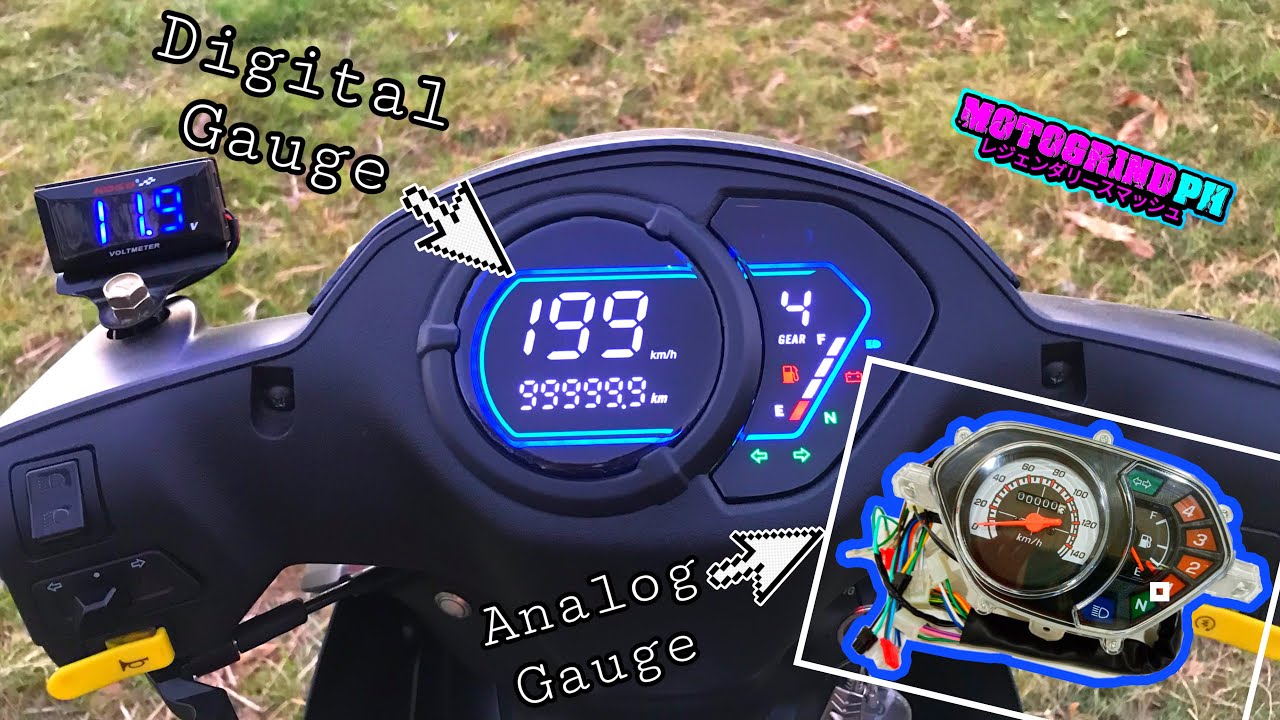 SMASH 115 DIGITAL PANEL GAUGE - YouTube