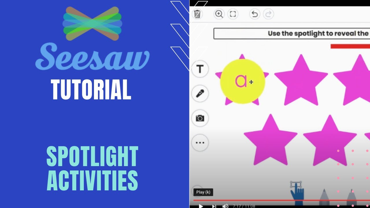 Seesaw: Spotlight Activities Tutorial - YouTube
