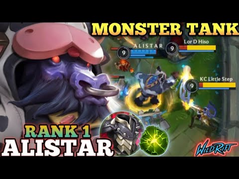 ALISTAR POWERFUL TANK DAMAGE! AMAZING CROWD CONTROL - TOP 1 GLOBAL ...