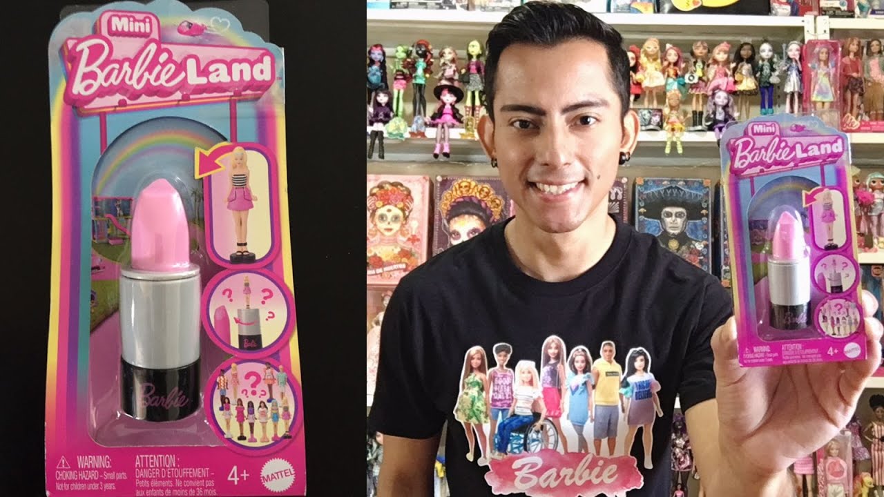 Mini Barbie Land Fashionista Labial Rosa, Unboxing & Review - Gabo ...