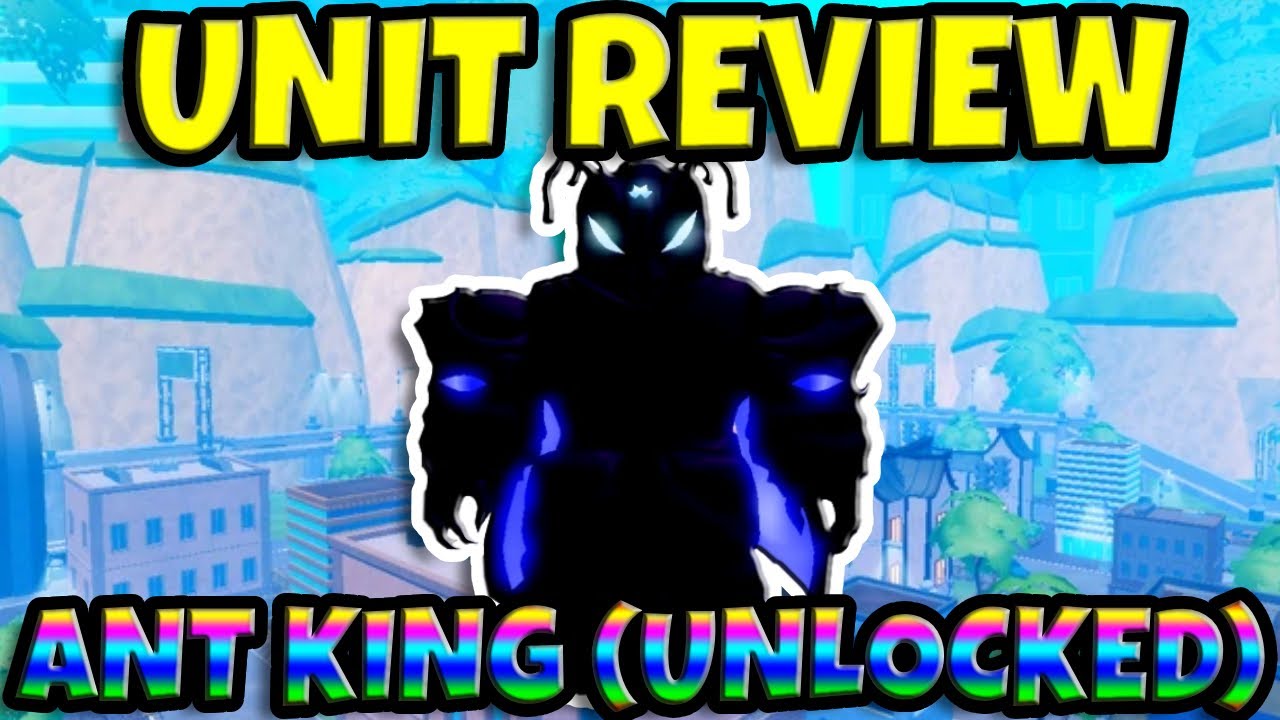 Ant King (Unlocked) Unit Review | Anime Defenders - YouTube