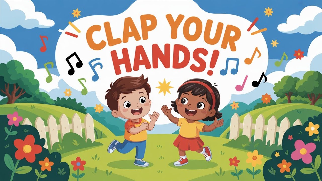 Clap Your Hands kids songs nursery rhymes - YouTube