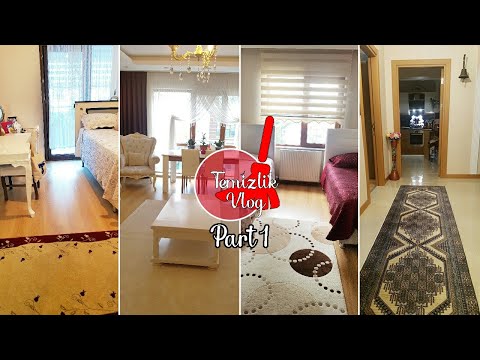 TEMİZLİK/salon/kızların odaları/koridorlar/ dip köşe temizlik🛏⏱