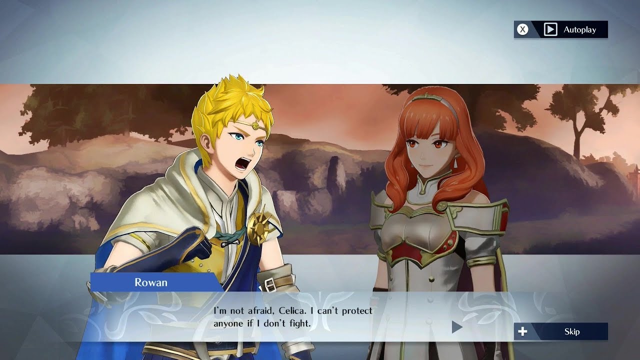 Fire Emblem Warriors - Rowan & Celica Support Conversation - YouTube