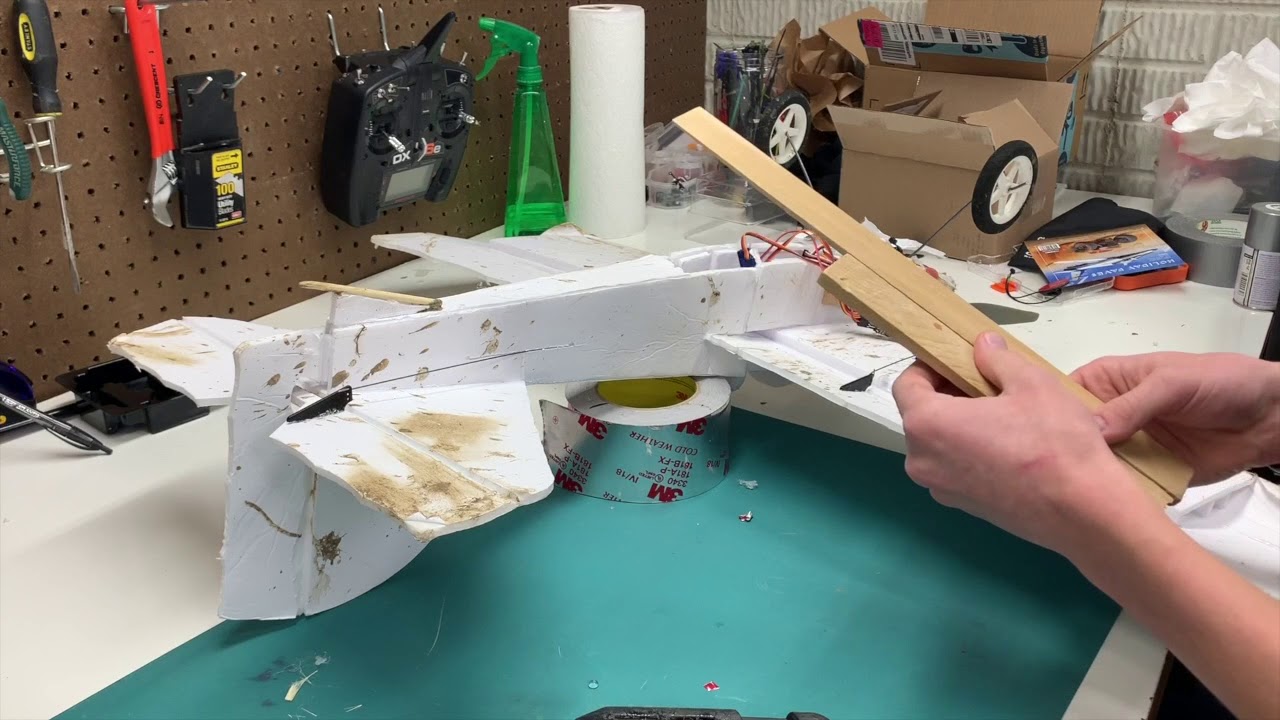 How To Repair a Broken Fuselage on your FliteTest Airplane - YouTube