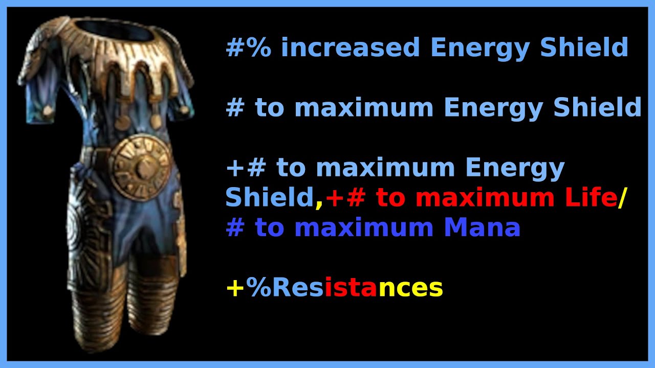 How to craft a 700+ Energy shield Armor! 3.20 [Pathofexile] - YouTube