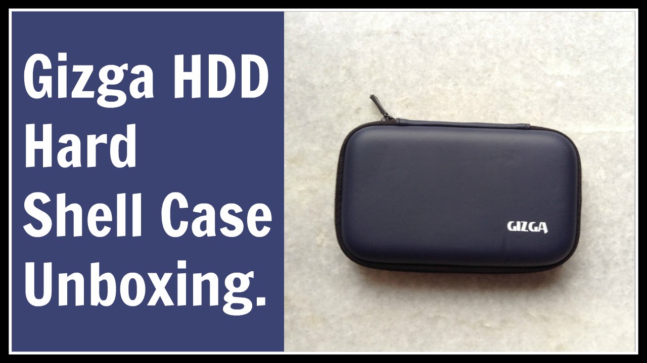 Gizga 2.5'' HDD hard shell case unboxing (Navy Blue color) (INDIA) I ...