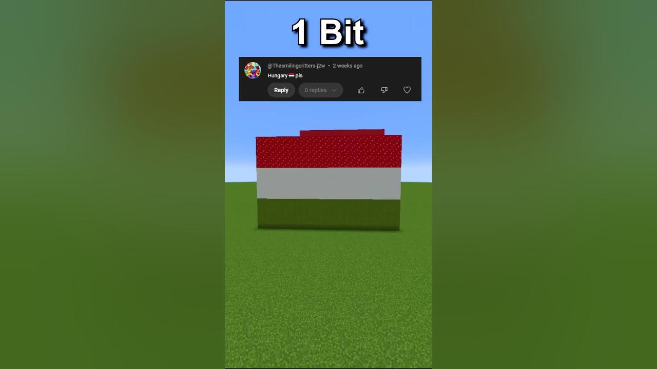 Minecraft Flags 1 bit 2 bits 4 bits 8 bits 16 bits 32 bits 64 bits 128 Bits 256 Bits - YouTube