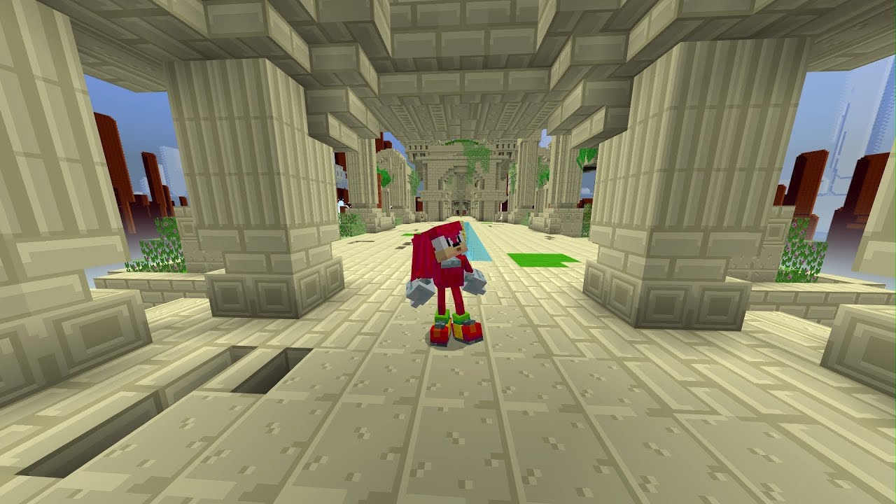 Knuckles a la aventura Sonic en Minecraft #3 - YouTube