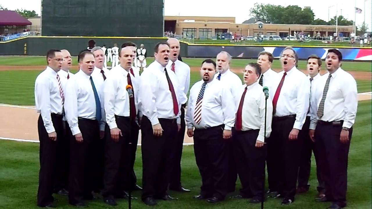 National Anthem - Dayton Dragons Baseball Game 2012 - YouTube