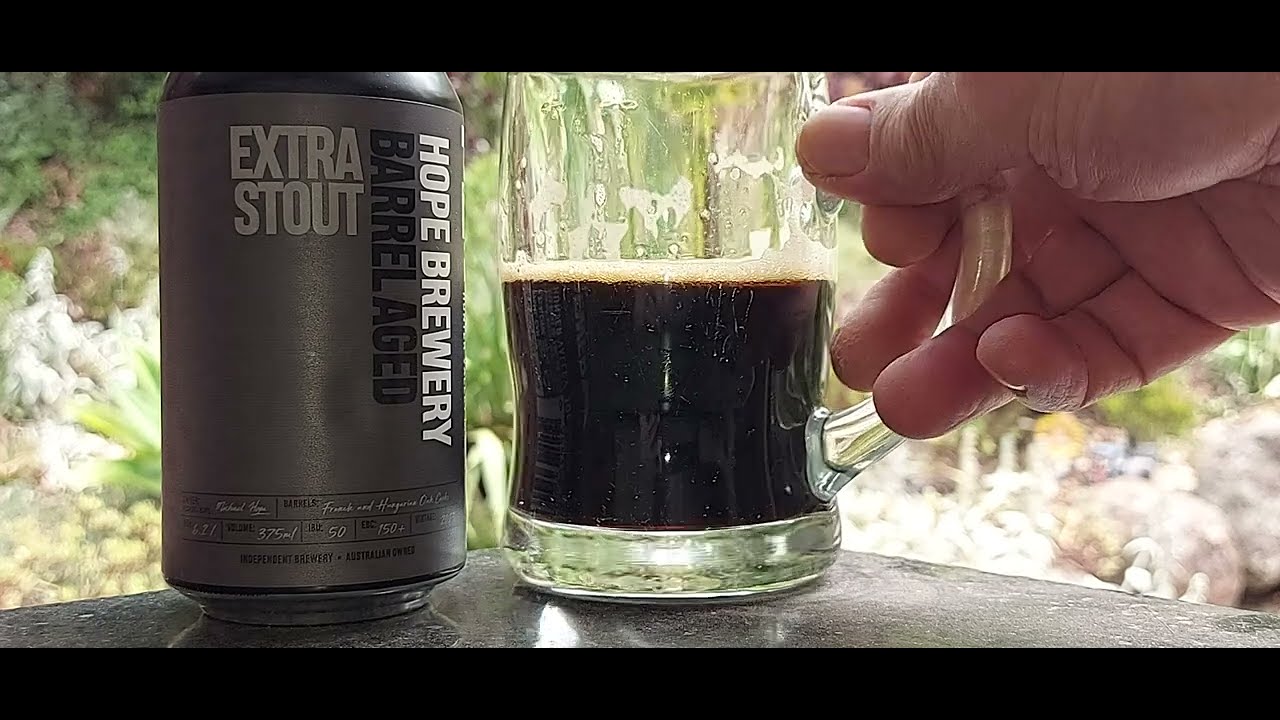 Hope Extra Stout Barrel aged. - YouTube