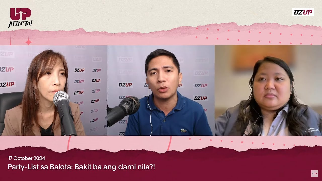 Party-List sa Balota: Bakit ba ang dami nila?! - UP Atin ‘To! - October ...