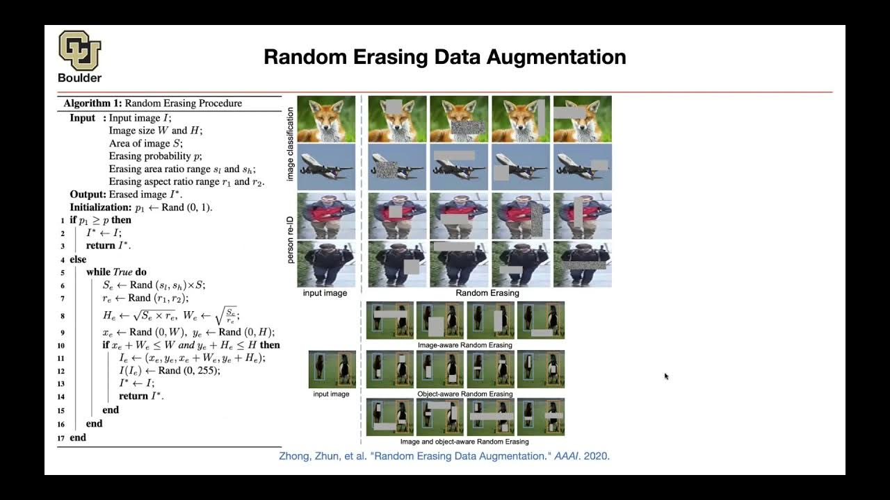 Random Erasing | Lecture 8 (Part 4) | Applied Deep Learning (Supplementary) - YouTube