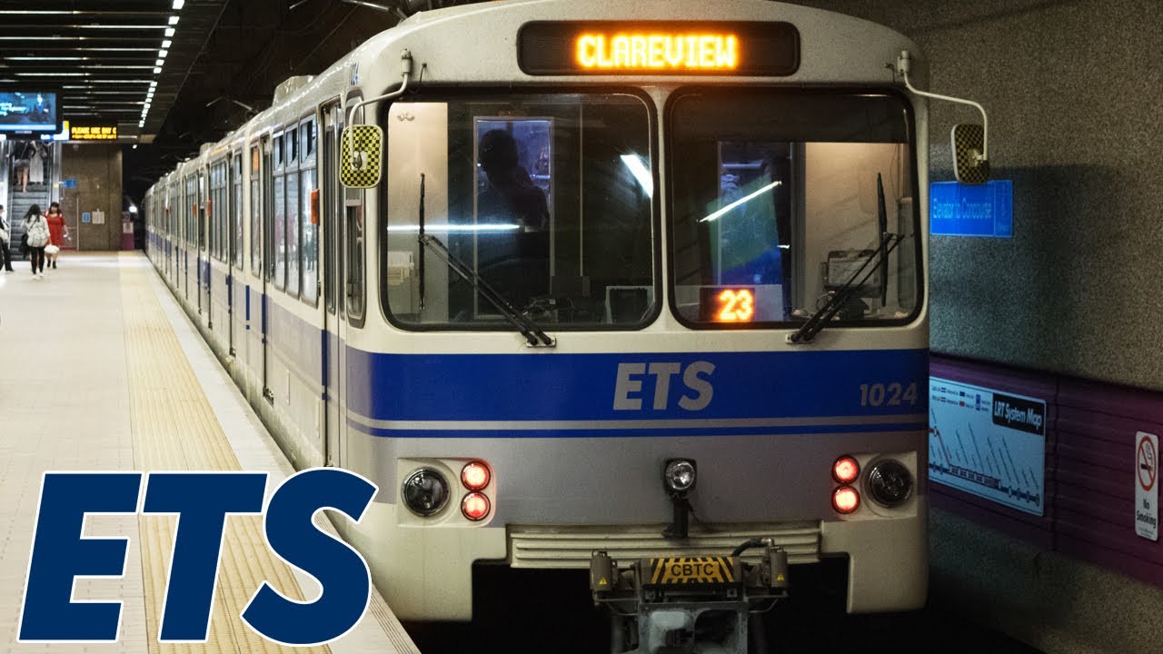 Edmonton LRT - Siemens-Duewag U2 Recording - YouTube
