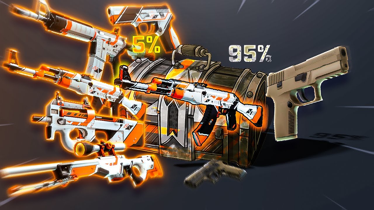 🔫 50X of 5% ASIIMOV CASE on CSGO (god damn) ROLL! - YouTube