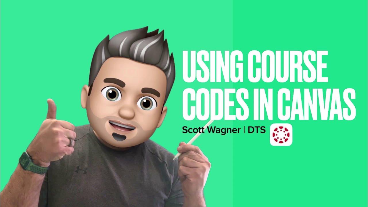 Using Course Codes in Canvas - YouTube