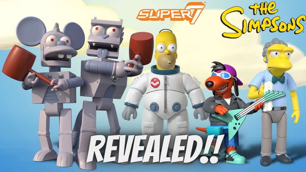 The Simpsons Ultimates Figures Revealed by Super7 - YouTube