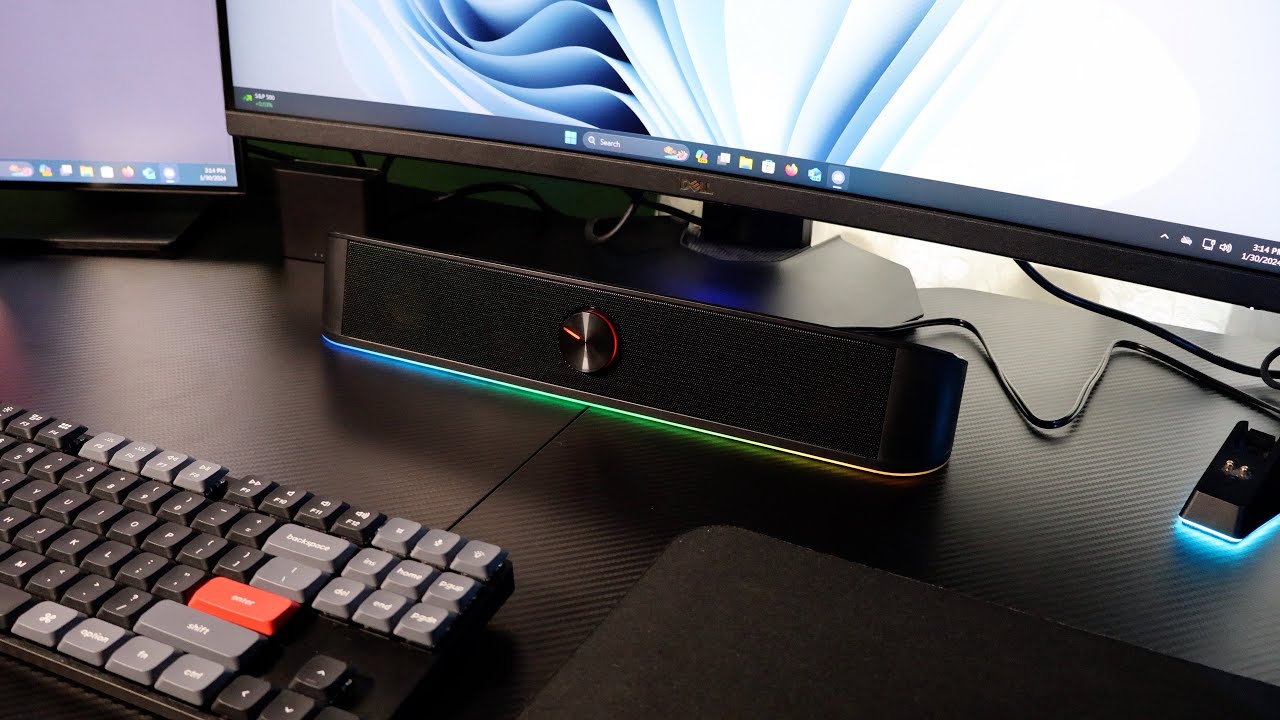 Redragon GS560 RGB Soundbar 2024 Review! Budget Speaker Soundbar with ...