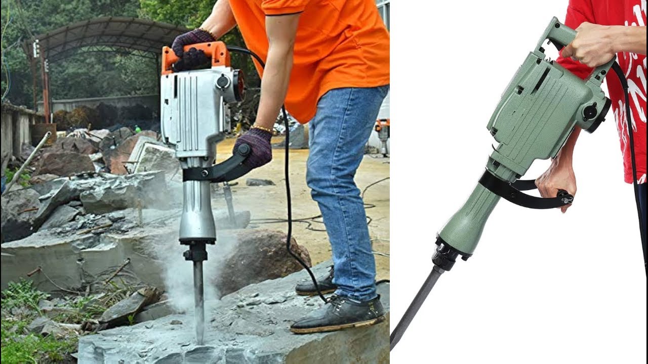 Concrete Breaker Rock Drilling Machine Demolition Electric Jack Hammer ...