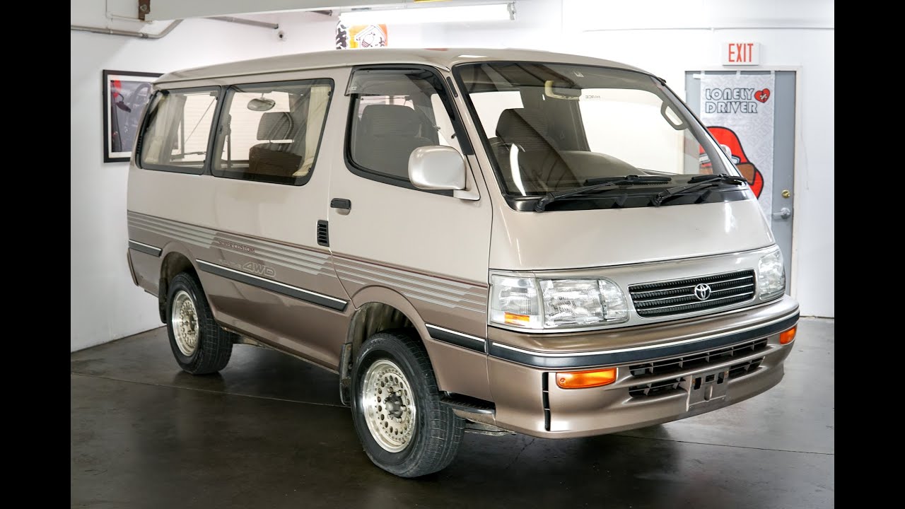 FOR SALE: 1996 TOYOTA HIACE SUPER CUSTOM TURBO DIESEL 4WD - YouTube