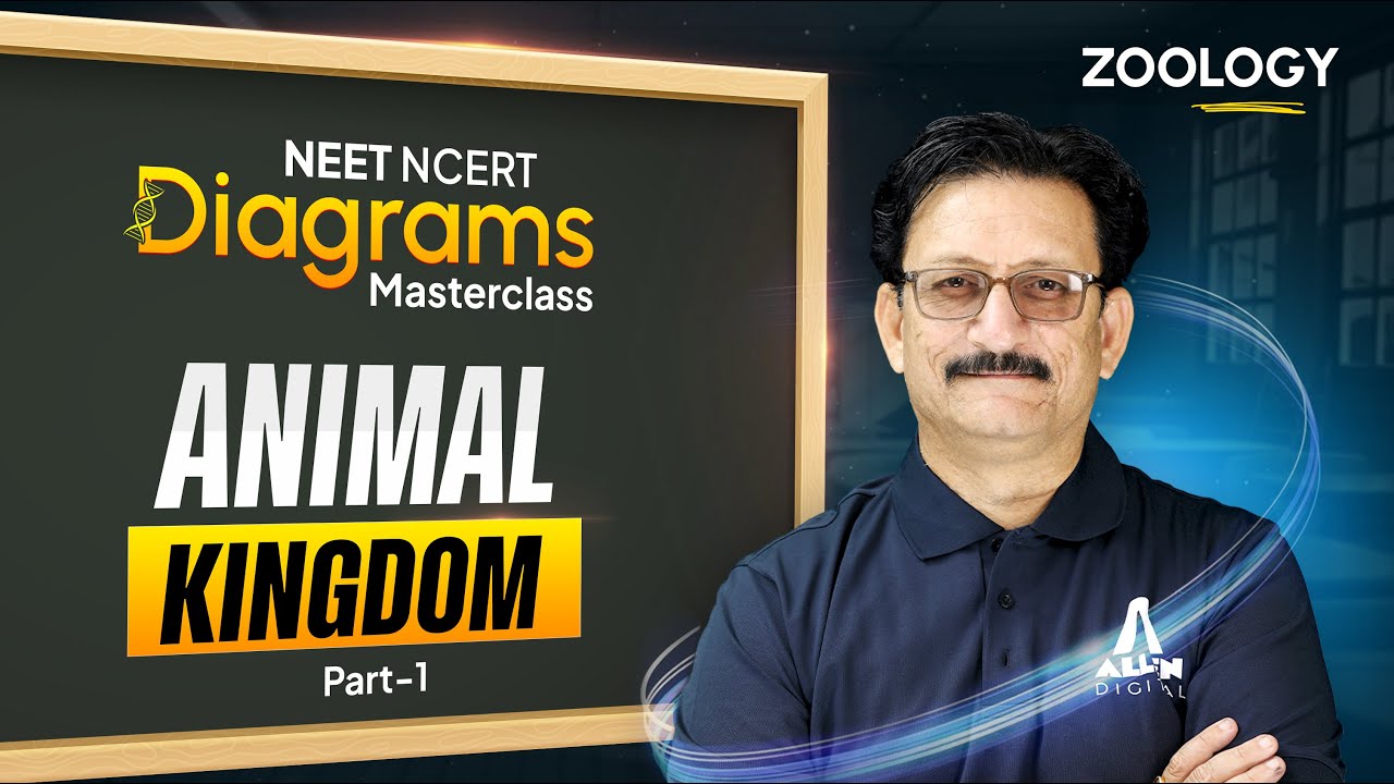 Zoology: ANIMAL KINGDOM Part-1 | NEET 2026 | NCERT Diagrams Masterclass ...