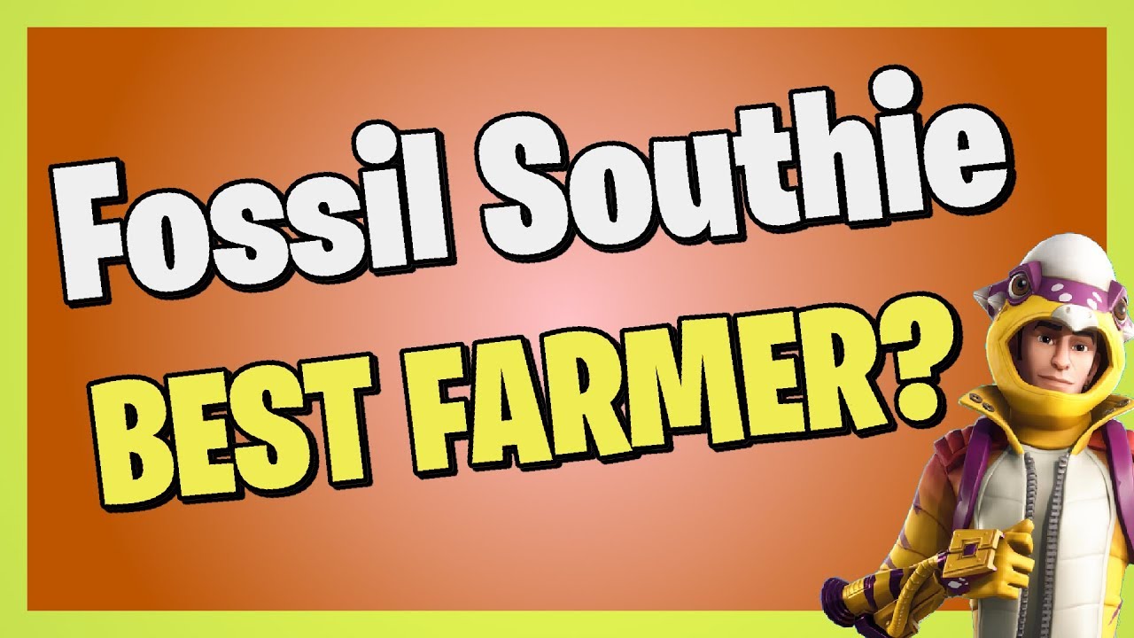 *NEW* Best Farming Outlander! - Fossil Southie in Fortnite Save the ...